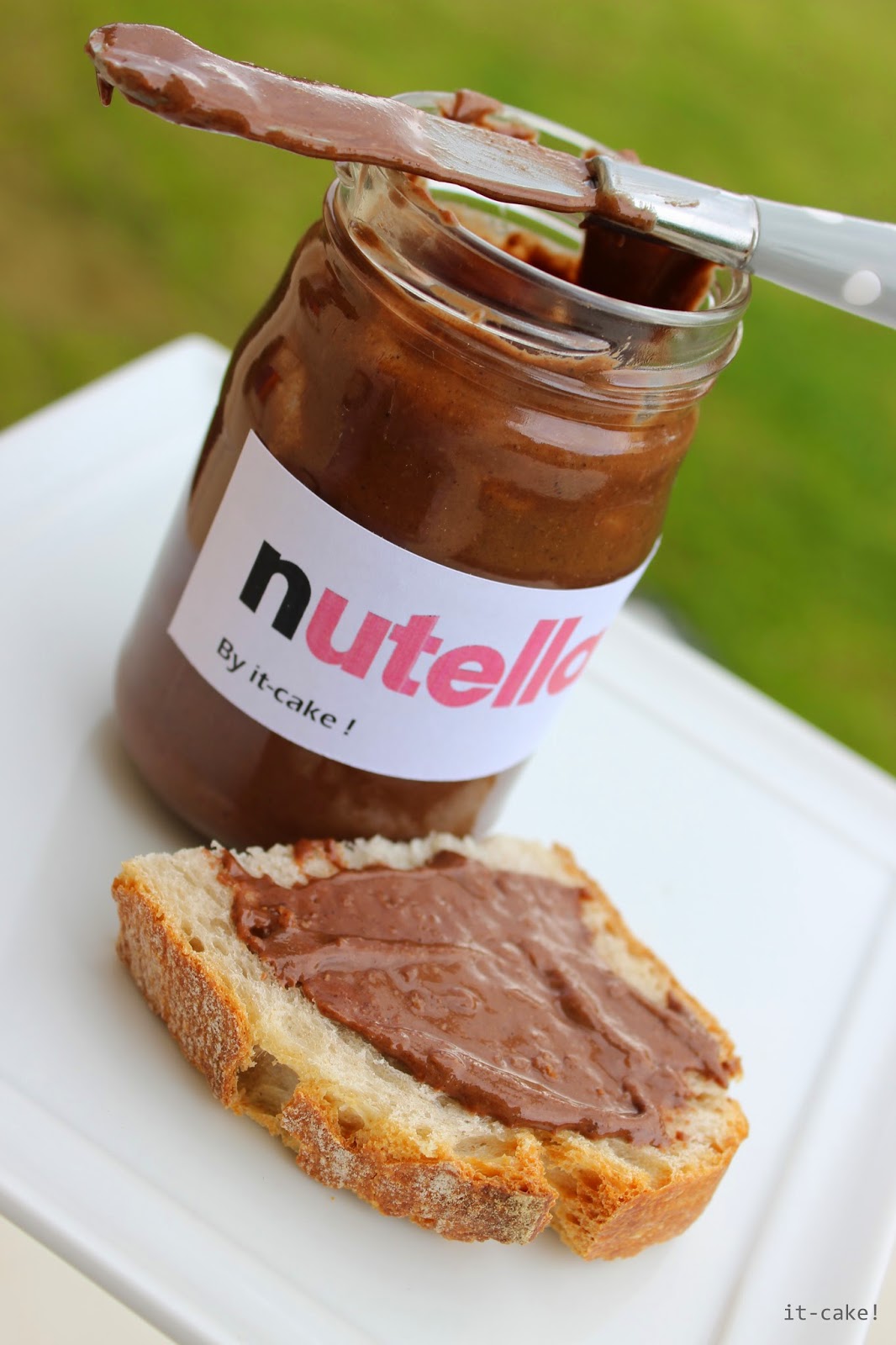 Pâte à tartiner Nutella ® maison # poisson d'avril
