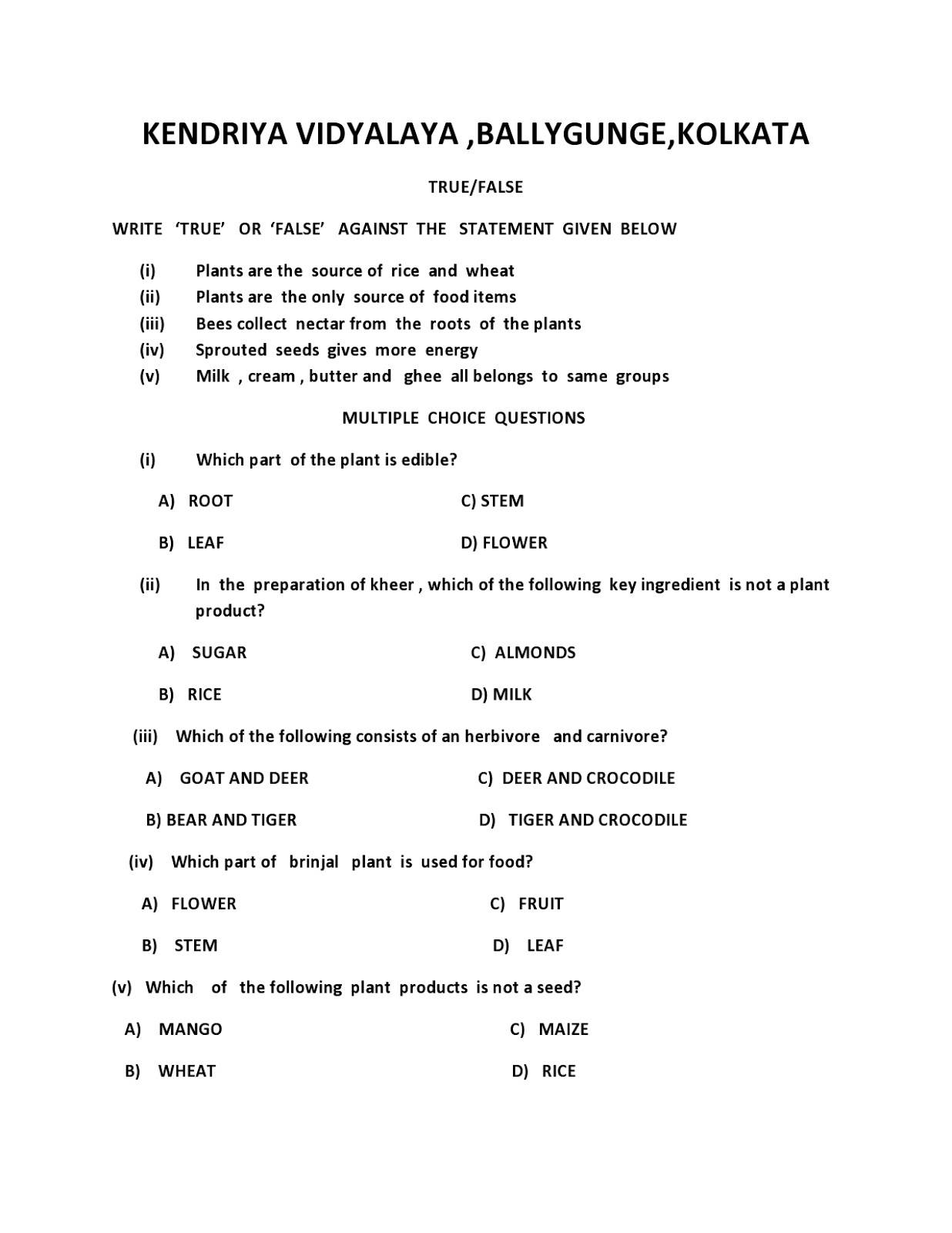 FOOD WHERE DOES IT COME FROM CLASS VI WORKSHEET food-where-does-it-come-from-class-vi-worksheet