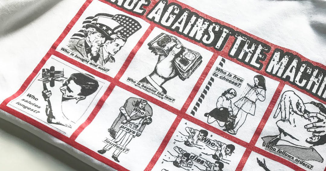 KWIN: RAGE AGAINST THE MACHINE "WHO IS BEYOND THE LOW" BAND T-SHIRT