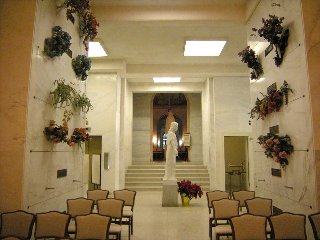 L.A. Kompany: Woodlawn Cemetery Mausoleum Interior
