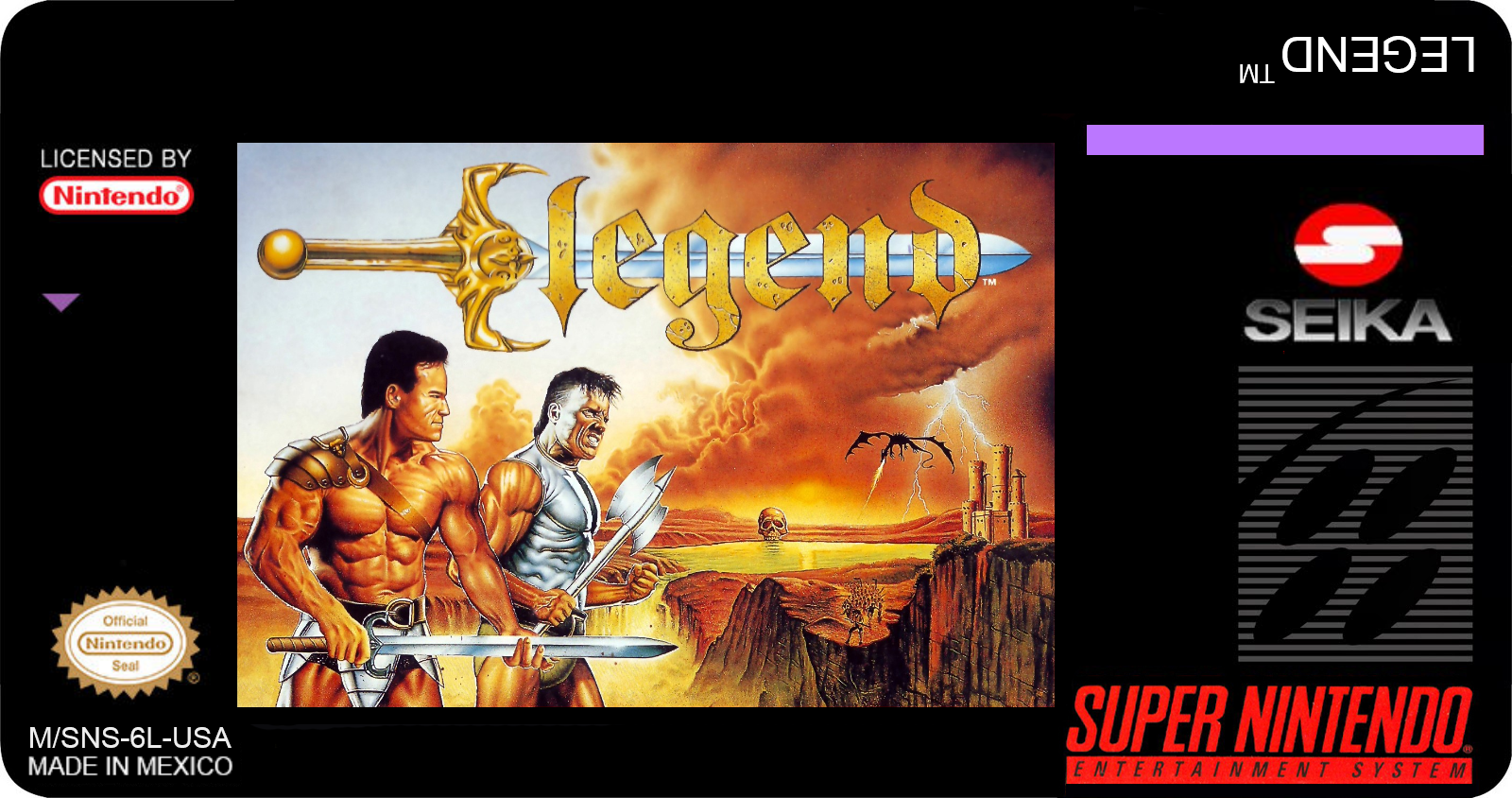 Super Nintendo Labels