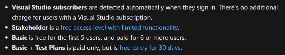 Managing user licenses and cost for Azure DevOps.