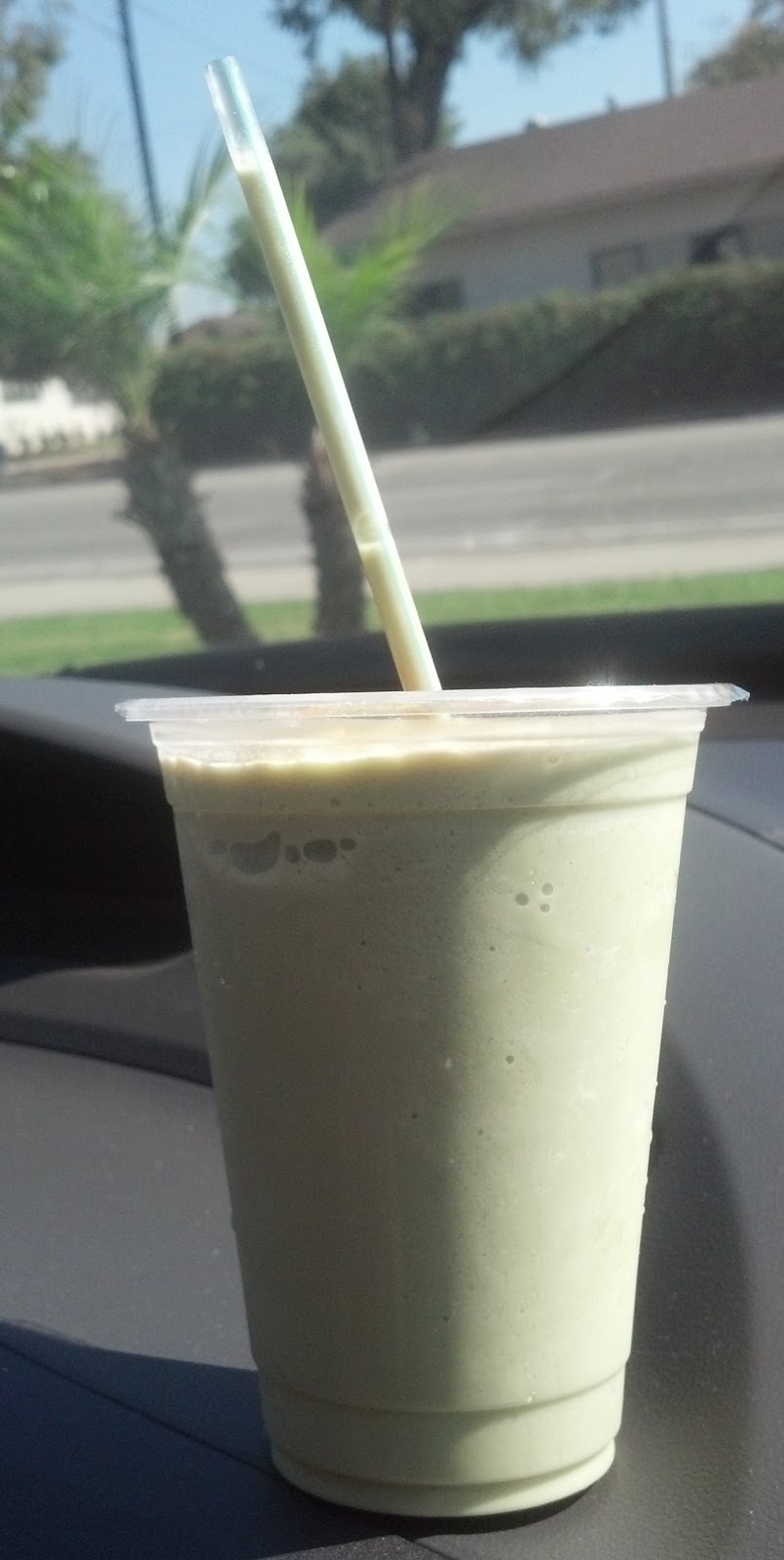 Corrie Food: Green Tea Matcha Slush @ Boba Tea House - Riverside, CA