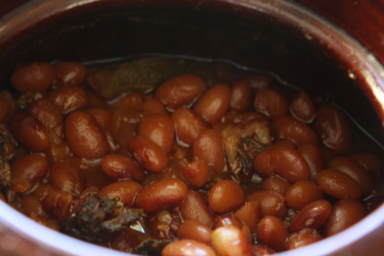 Maple chipotle baked beans
