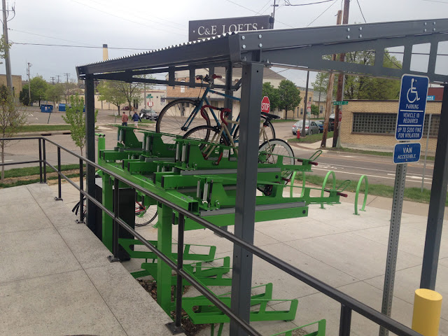 twin city sidewalks: Bike Rack Grades for Saint Paul Breweries