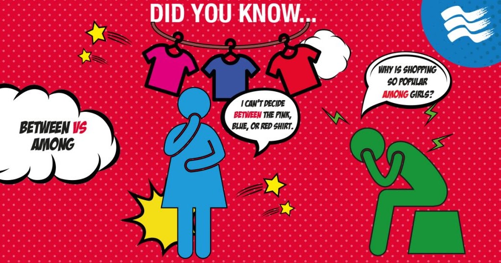 Worksheet # 10 : Prepositions - among & between