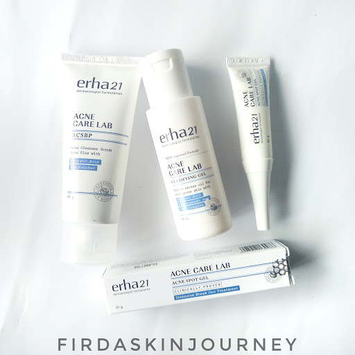 [REVIEW] RAWAT KULIT BERJERAWAT DENGAN ERHA ACNE ACT - Firda Skin Journey