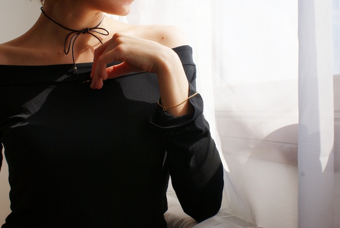 DIY WRAPPED STRING CHOKER | Francine's Place