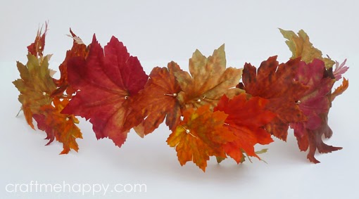 How to Wire an Autumn Leaf Headband | Craft me Happy!: How to Wire an ...