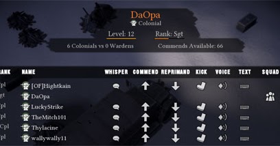 Foxhole: Rank listing and requirements