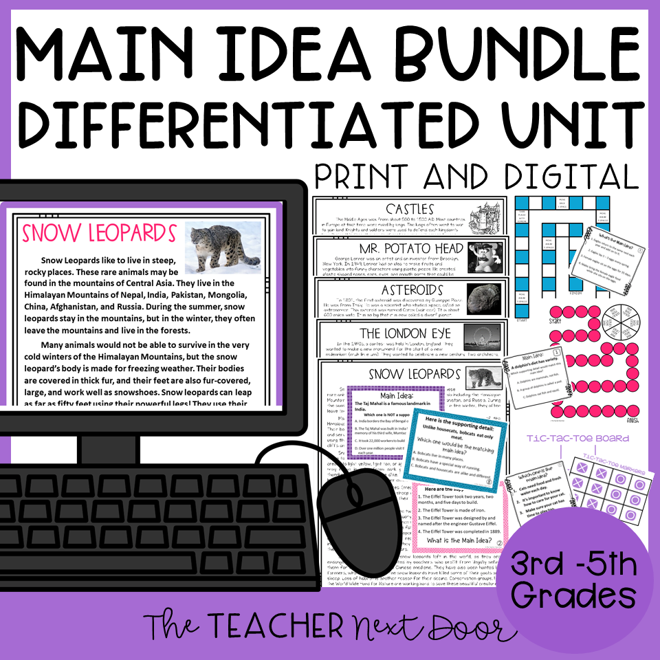 9 Strategies You Should be Using to Teach Main Idea | Upper Elementary ...