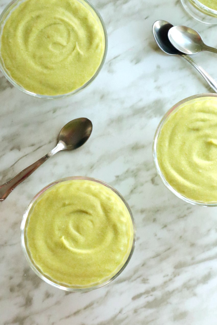 AVOCADO MOUSSE - from my orchid kitchen