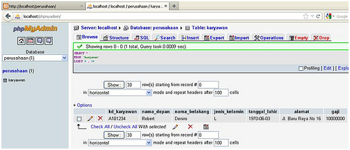INDAHNYA BERBAGI: Membuat Database Menggunakan MySQL dan PHP