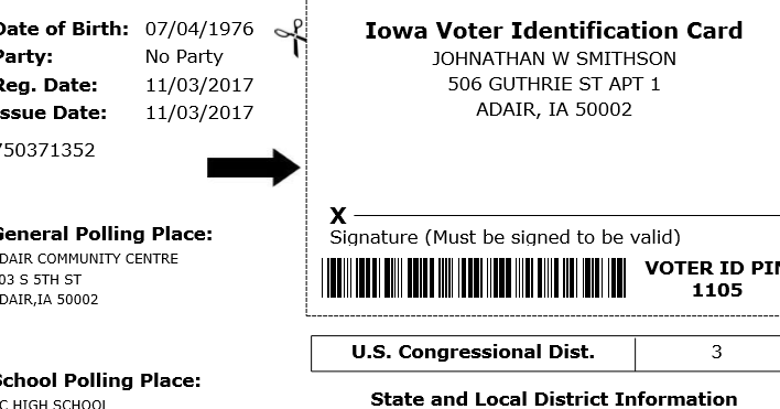 John Deeth Blog: New Look Voter Cards First Stage Of Voter ID Law