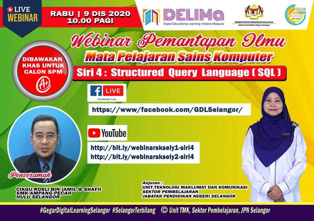 Blog Belajar ICT Cikgu Farid: Webinar Siri 4 : SQL