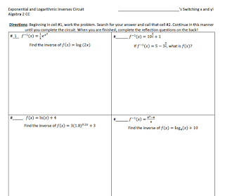 Give Me a Sine: Inverses of Exponential and Logarithmic Functions Circuit