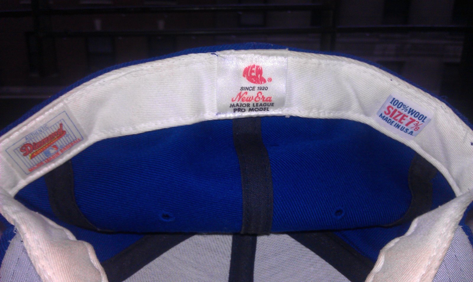 Vintage Seattle Mariners Wool Fitted Hat New Era MLB USA Silver Navy ...