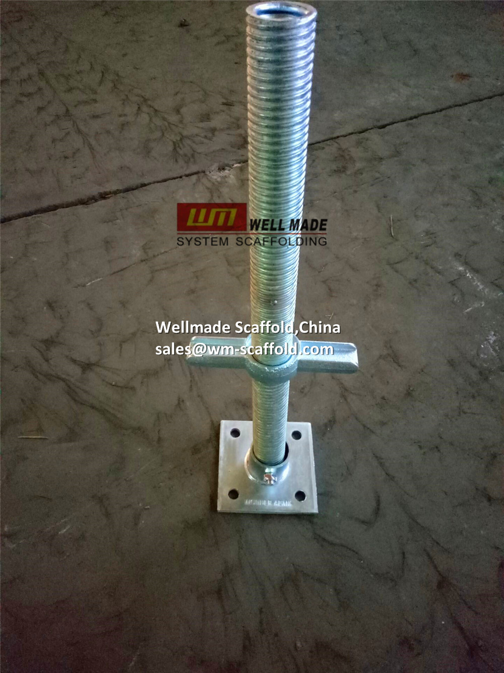 Scaffold Screw Jack With Socket Tube Base for Small Slop Construction ...
