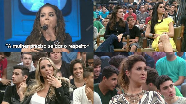 Discussão entre Anitta e Pitty no Altas Horas vira meme.