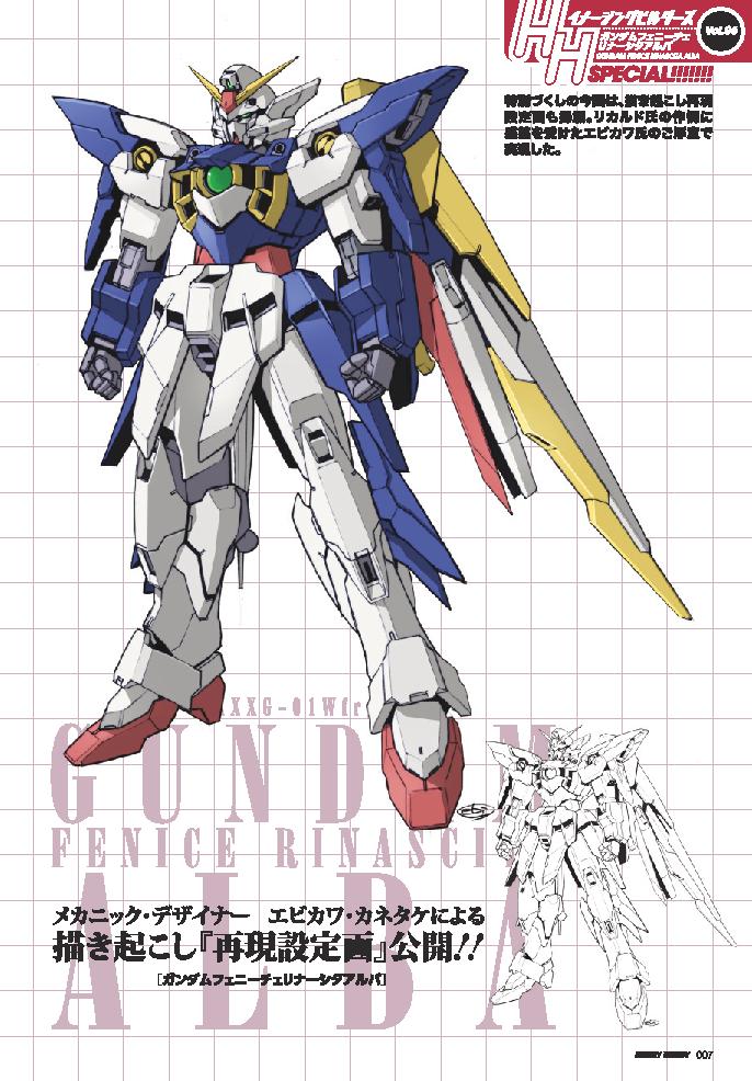 HHIB Features: MG 1/100 Gundam Fenice Rinascita Alba