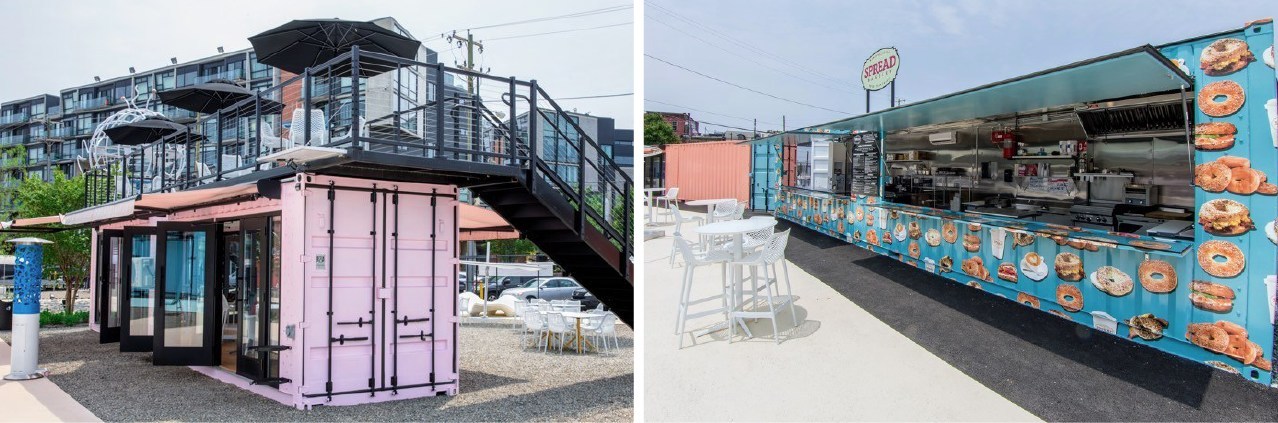 Pop-up shipping container park opens in Philadelphia