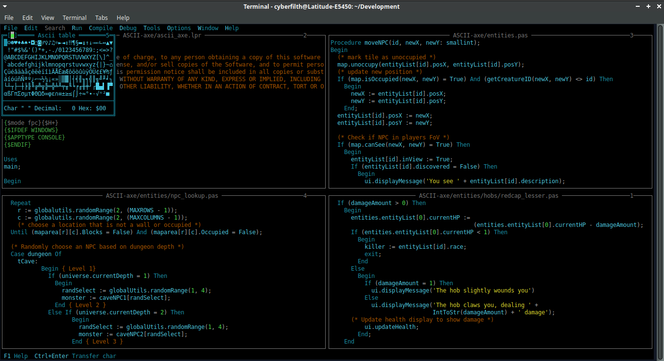 My current development IDE ~ Cypher Phunk