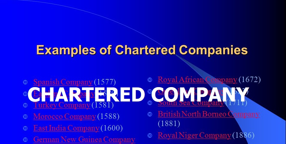 CHARTERED COMPANY ADMINISTRATION