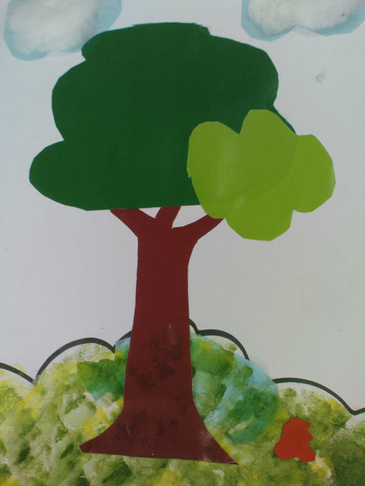 craft and children arts: KOLAJ POKOK
