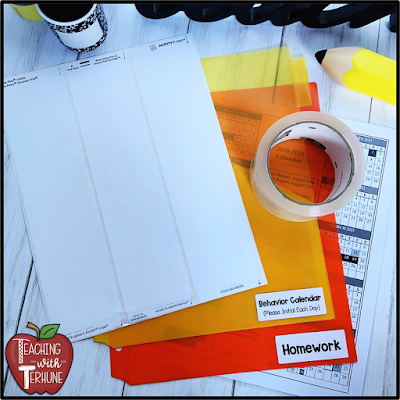 Teaching With Terhune: Homework Folders