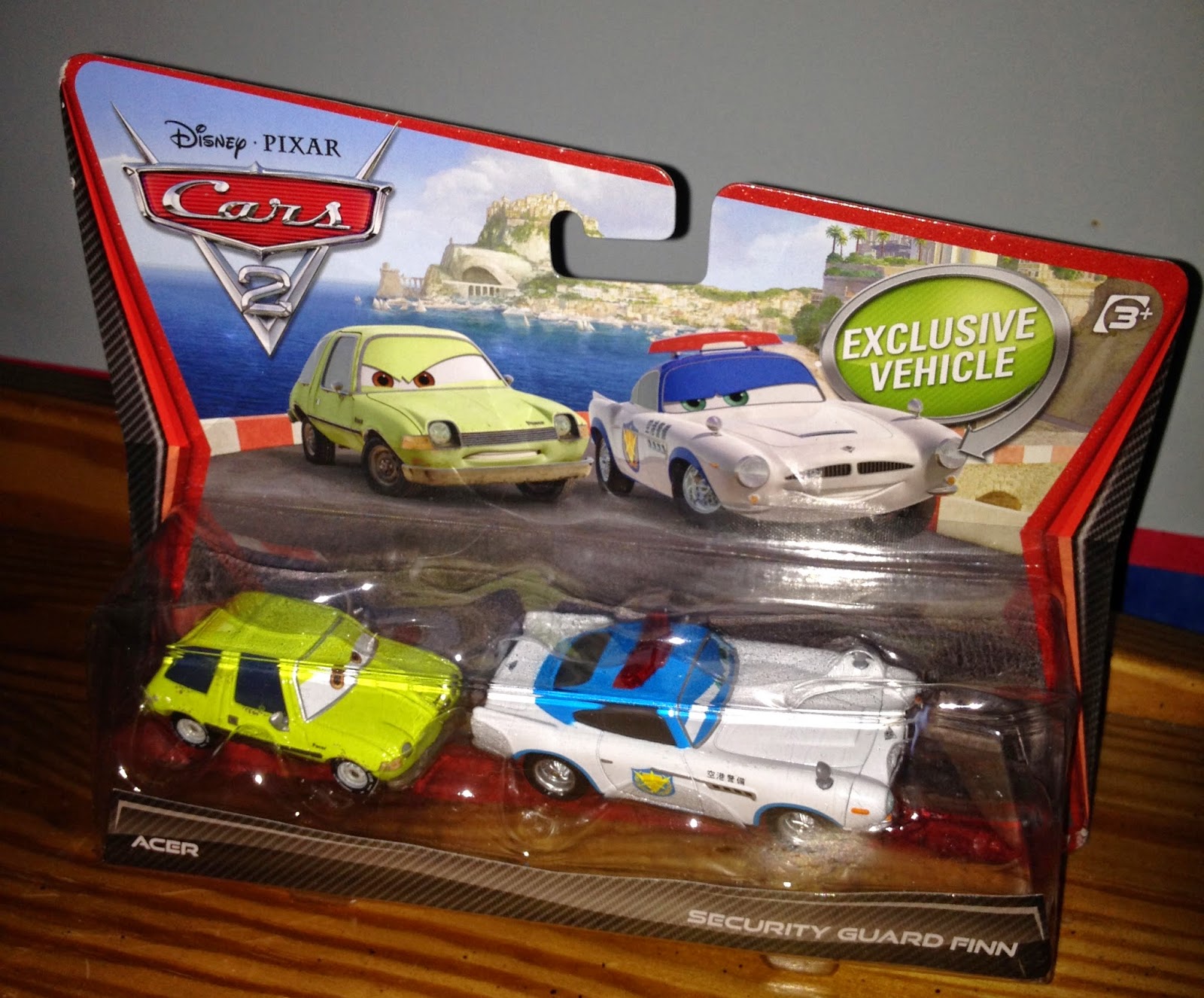 Dan the Pixar Fan: Cars 2: Acer and Security Guard Finn 2-Pack