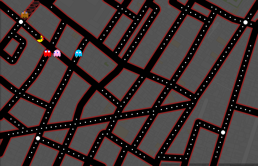 Juega Ms. Pac-Man en Google Maps