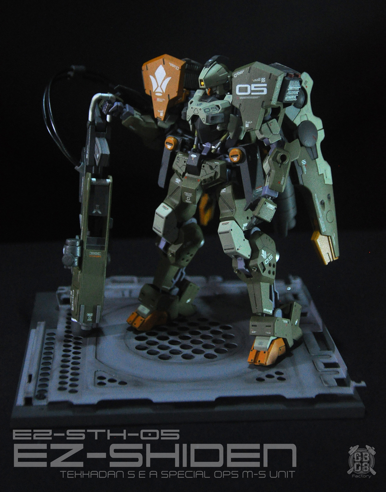 Custom Build: HG 1/144 Ez-Shiden
