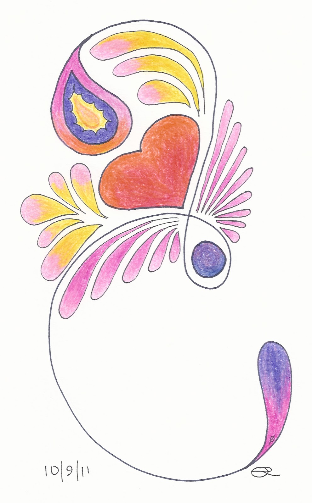 Mom5Kids: Sketch #23 Swirl A