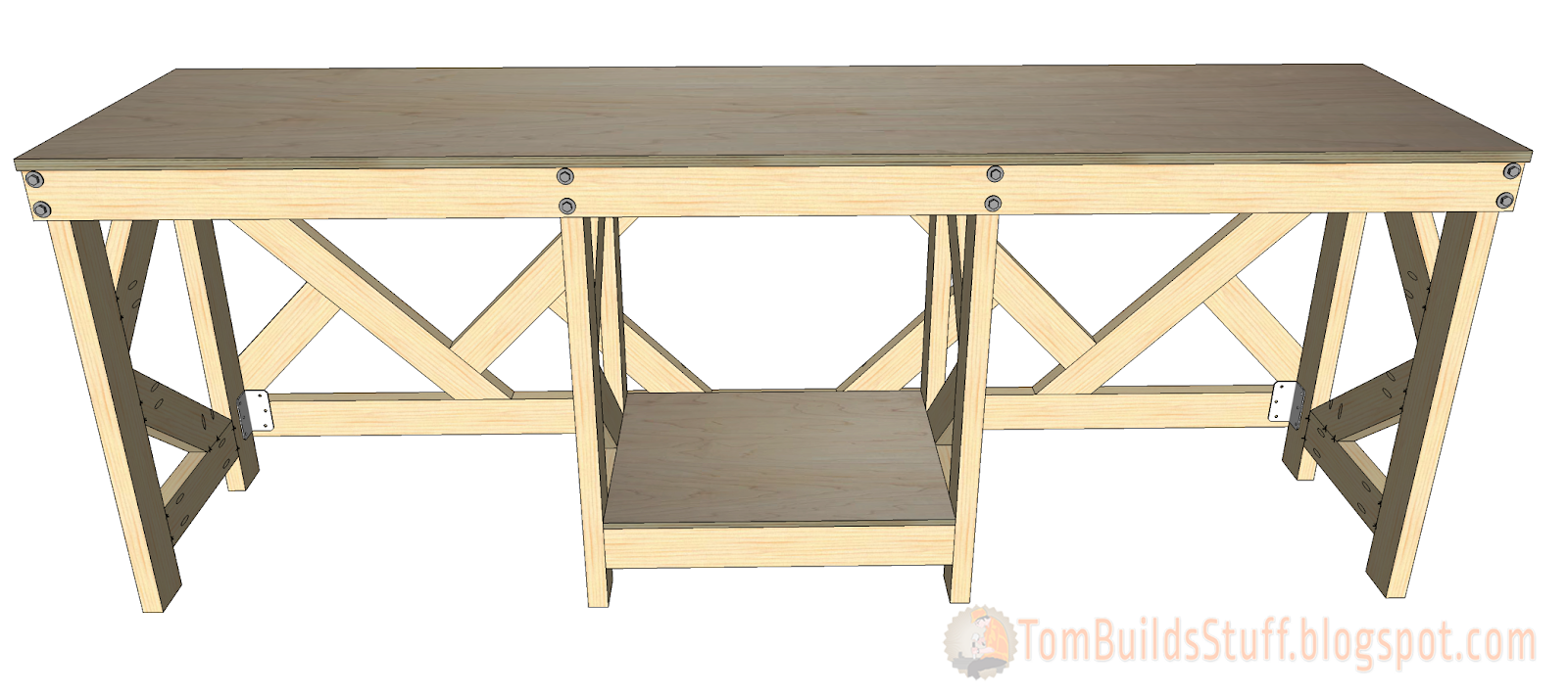 Open Front Workbench Plans