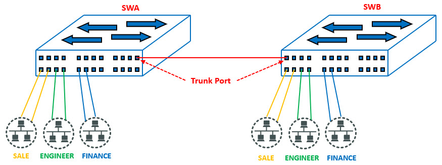 NETSOC: Understanding between Access Port and Trunk Port
