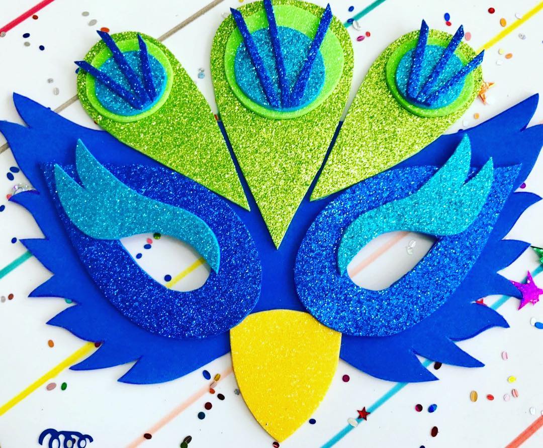 hacer Máscaras halloeen en Foami - Colorear dibujos infantiles