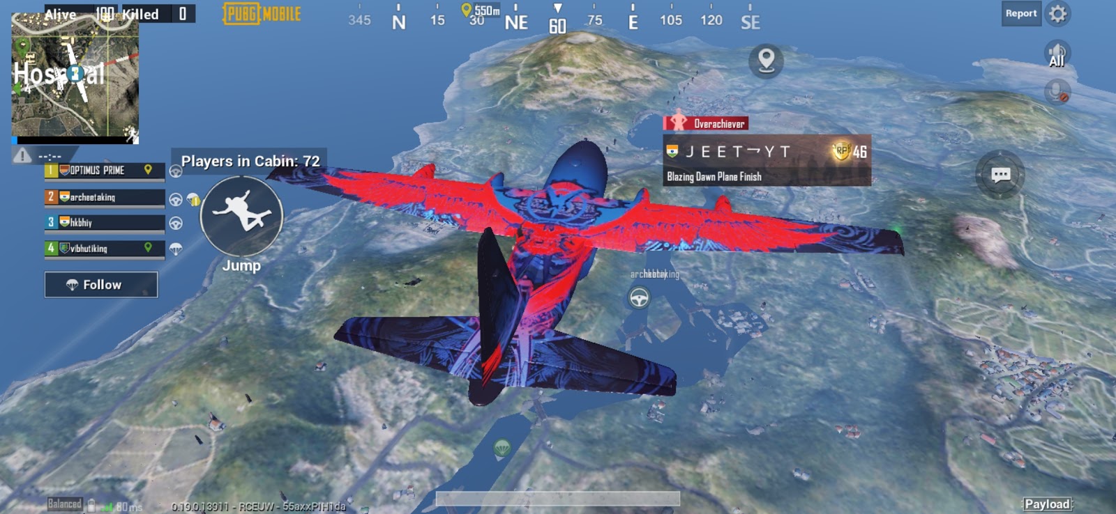 PUBG Mobile Landing Trick