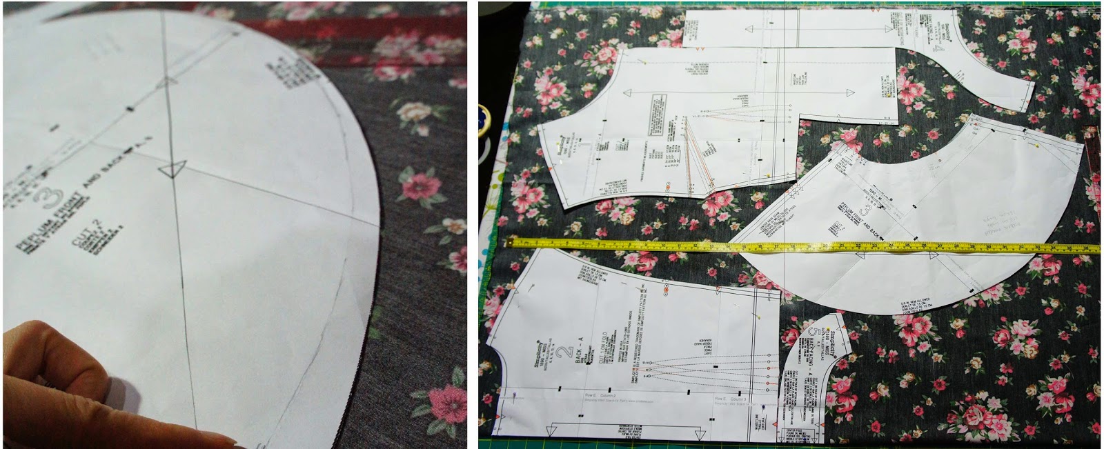 CozyCotton: Celeste's Sewing Blog: Floral satin retro blouse ...