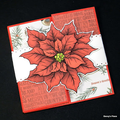 Beccy's Place: Tutorial - Origami Square Fold Card
