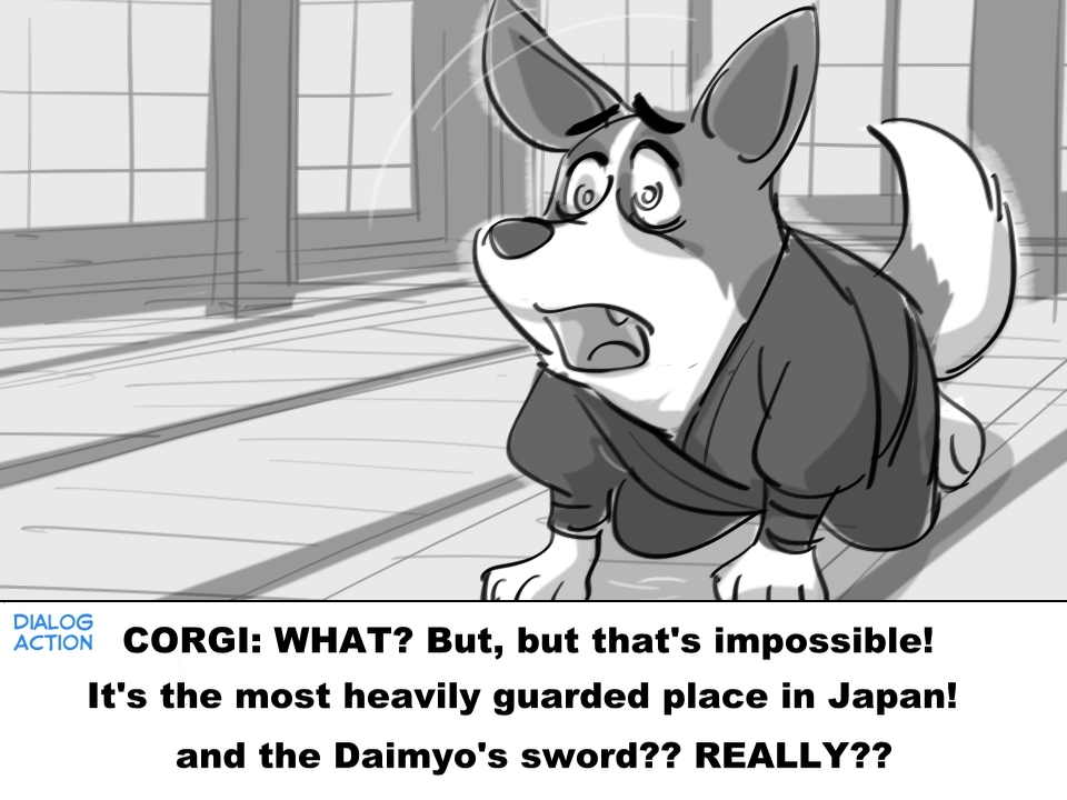JOONKI PARK'S STORYBOARD PORTFOLIO: Ninja Corgi