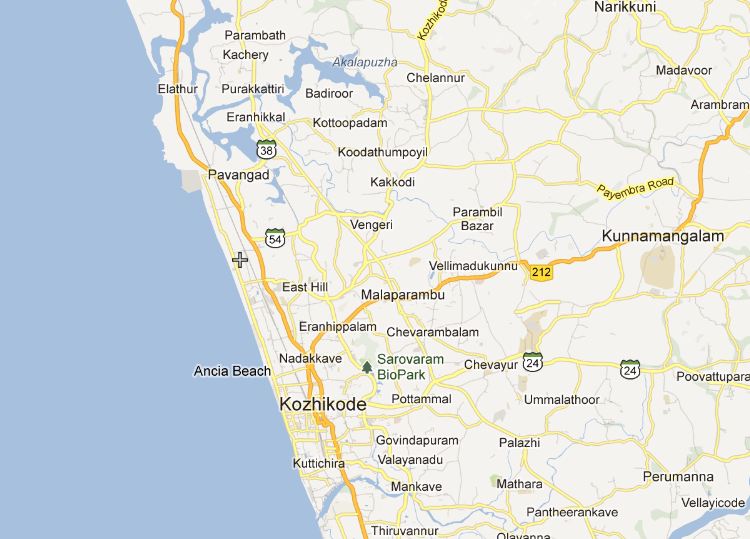 Jeevan's KALLI VALLI : Calicut City Map 16th Century