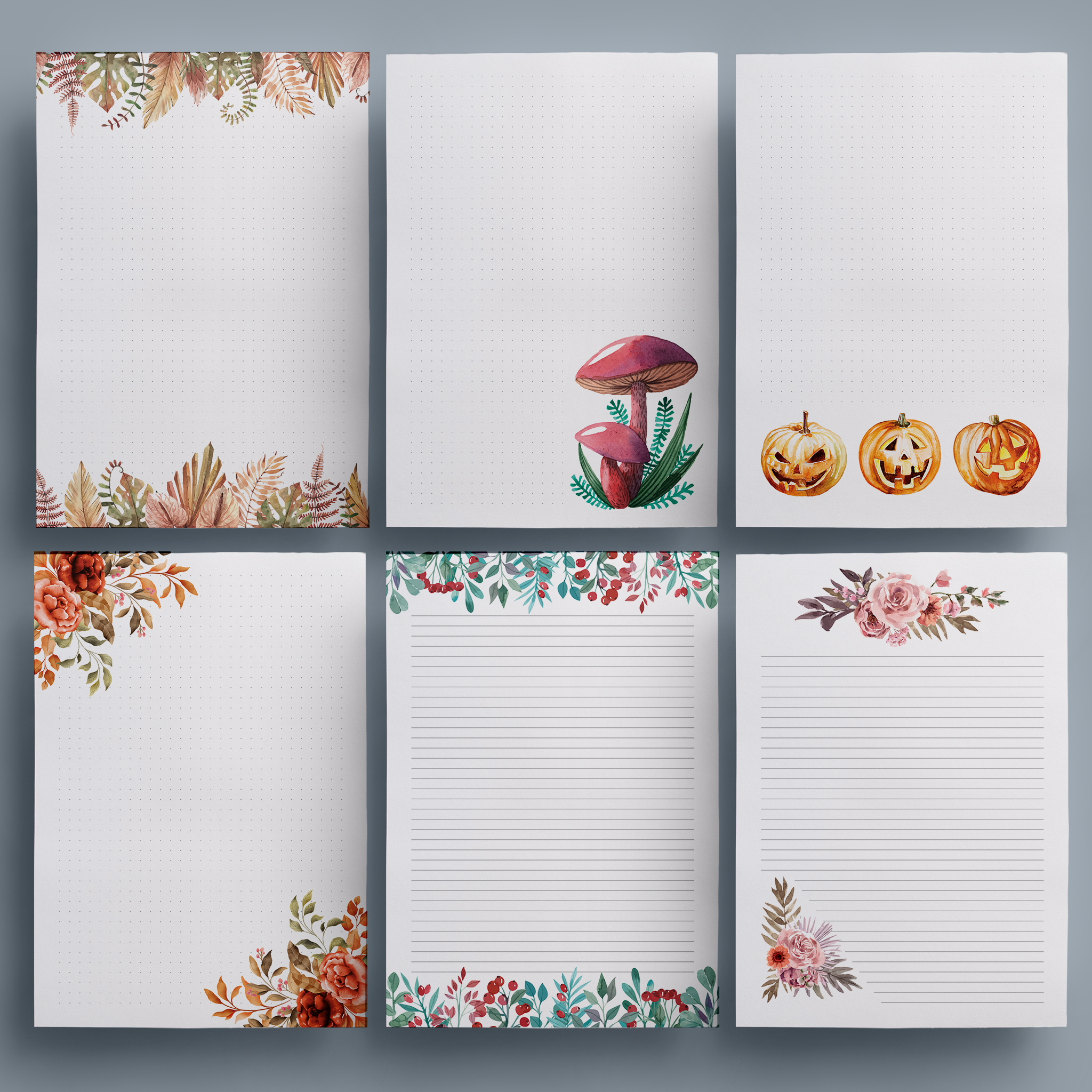 Darmowa PAPETERIA do druku!- JESIEŃ - Notes - do pobrania - Planery ...