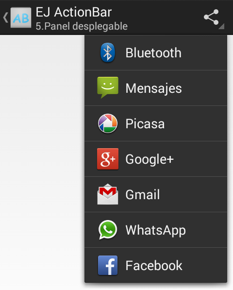 El baul de Android: ActionBar y Tabs en Android
