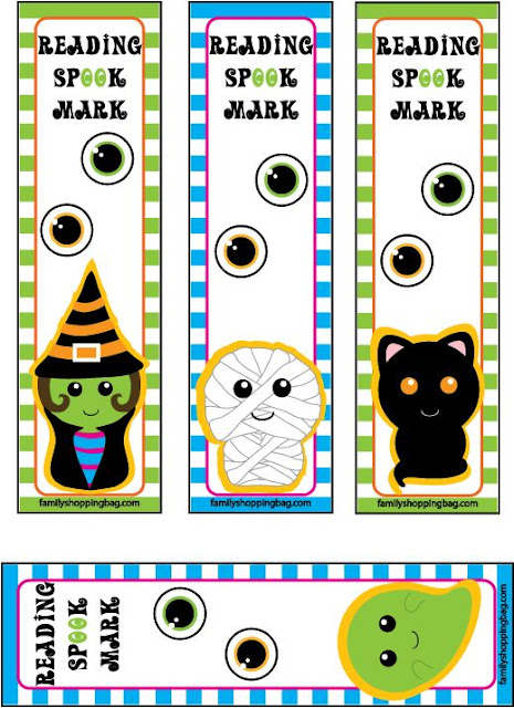 Imprimolandia: HALLOWEEN BOOKMARKS