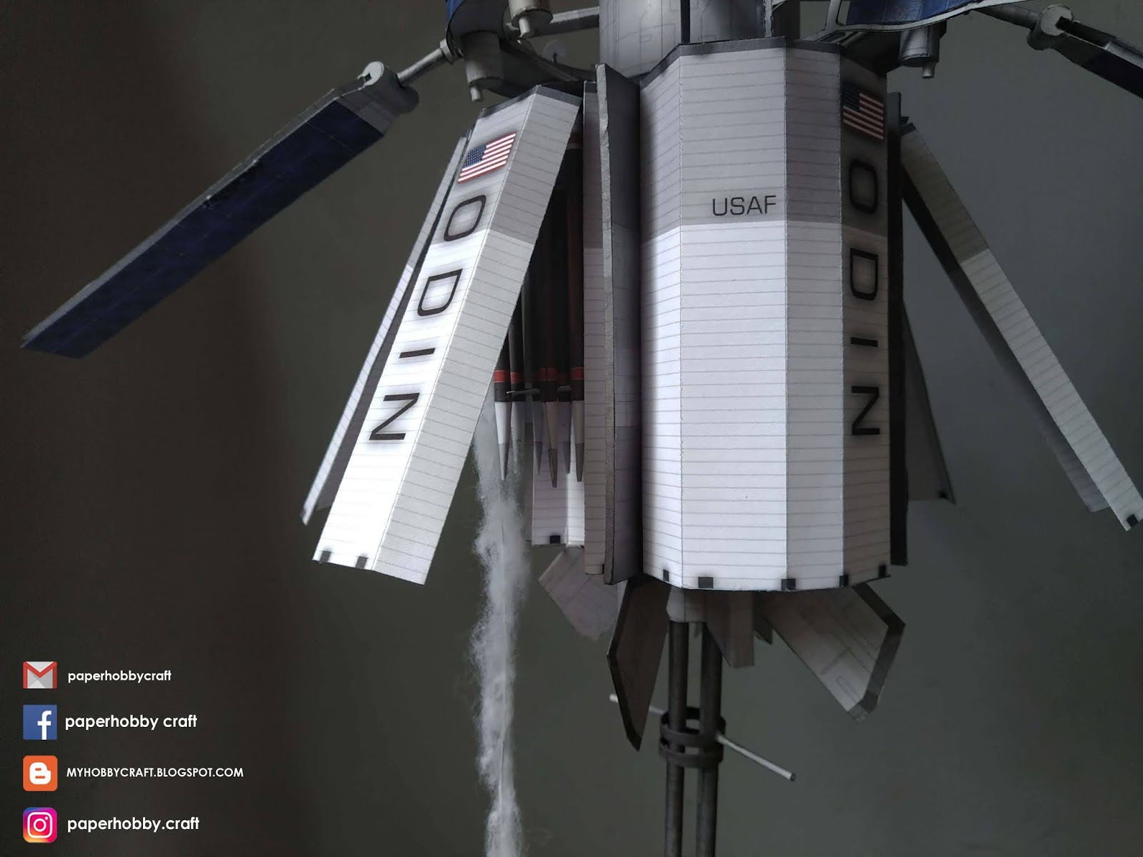 paperhobby: ODIN Space Station from Call of Duty: Ghosts 1/100
