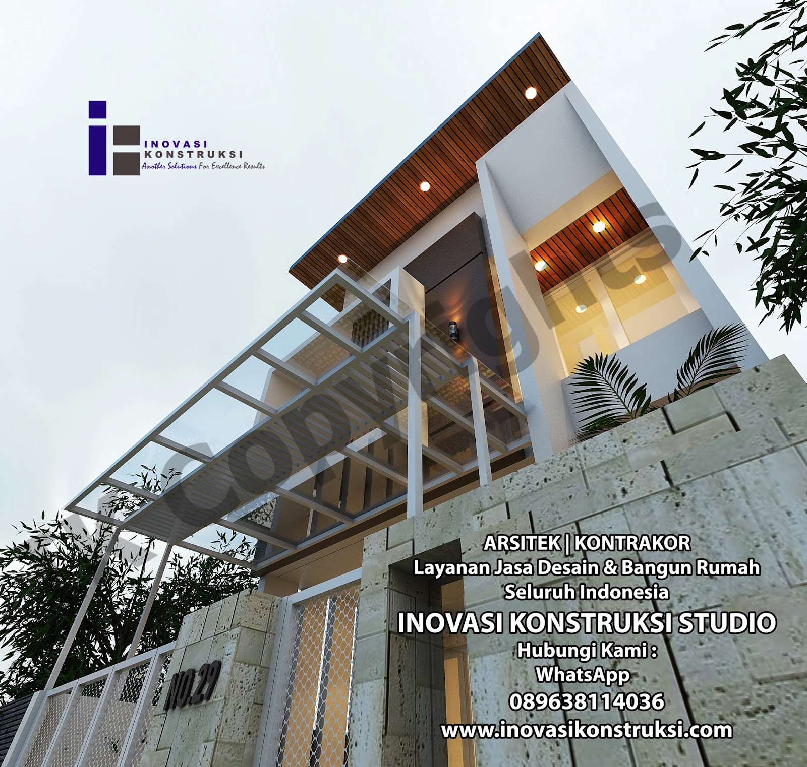 Desain Rumah Ibu Antie di Jakarta - Inovasi Konstruksi