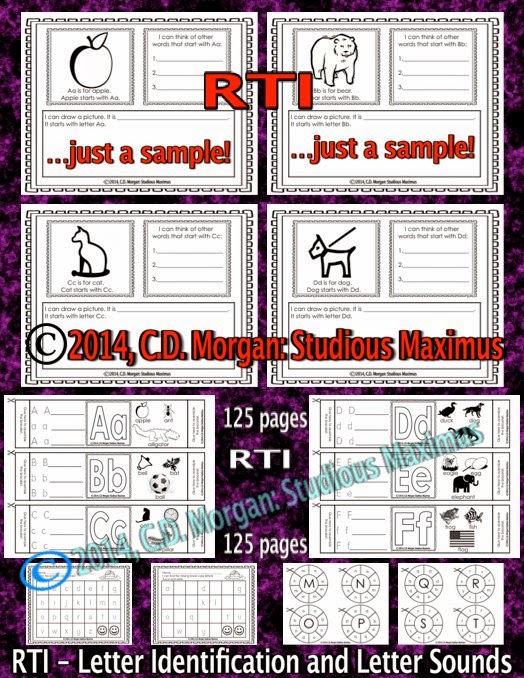 Studious Maximus: Alphabet - learning letters and letter sounds!