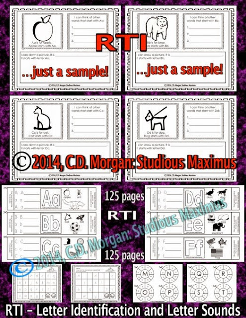 Studious Maximus: Alphabet - learning letters and letter sounds!