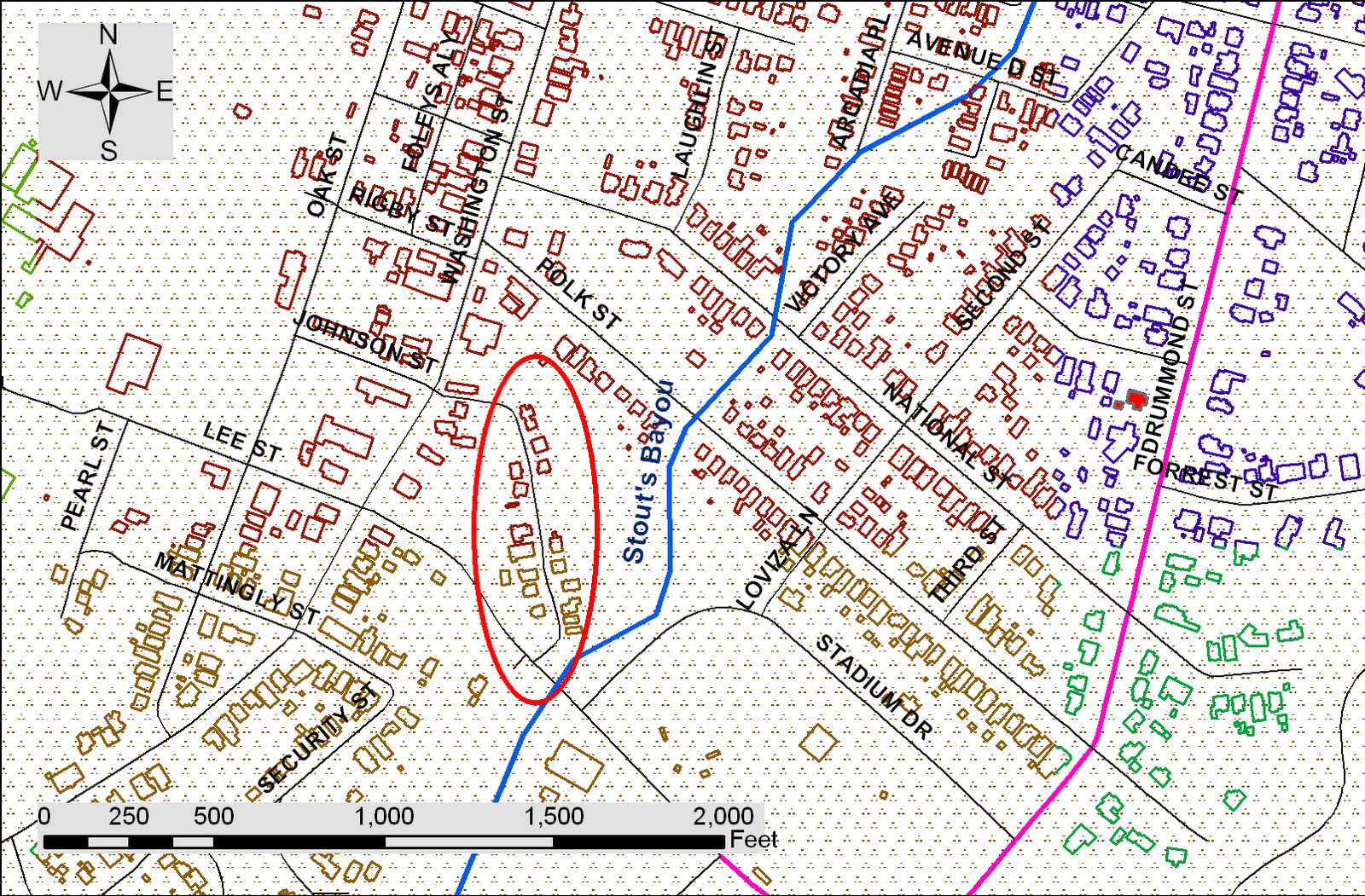 Urban Decay: Deconstruction, Johnson Street, Vicksburg, Mississippi