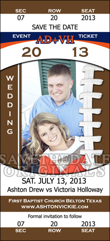 Save the Date Originals: Ticket Week: 1